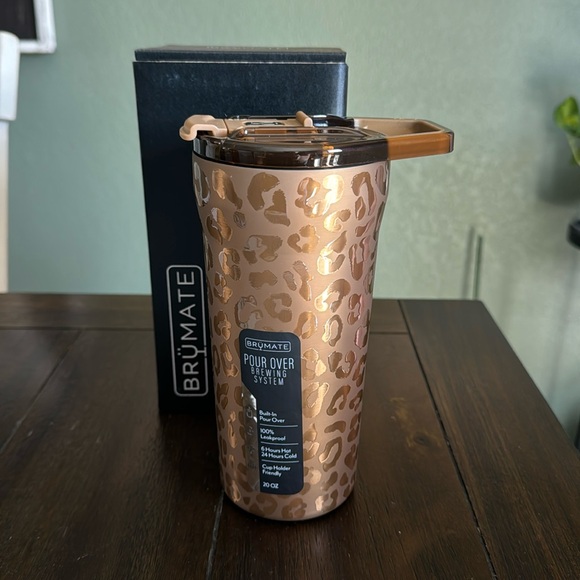 BRUMATE | Kitchen | Brmate Pour Over In Gold Leopard 2oz Brand New ...
